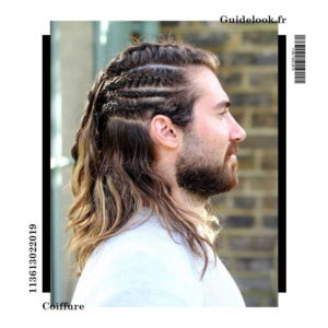 Coiffure avec Tresses Homme Tendance : Africaine, Collée & Longues